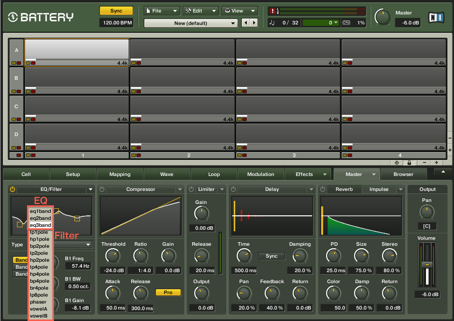 Native Instruments BATTERY 3 使い方／簡易マニュアル 〜Master編〜 | SoundATHLETE COLUMN