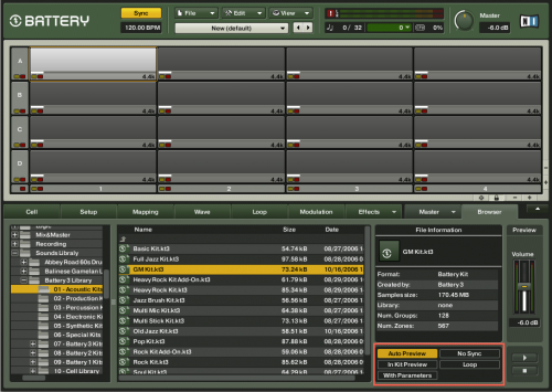 Native Instruments BATTERY 3 使い方／簡易マニュアル 〜Browser編〜 | SoundATHLETE COLUMN